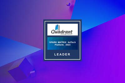 Mediaocean positioned as Leader in 2023 SPARK Matrix for AdTech Platforms by Quadrant Knowledge ...