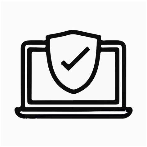 Simple Security Icon Premium Ai Generated Vector