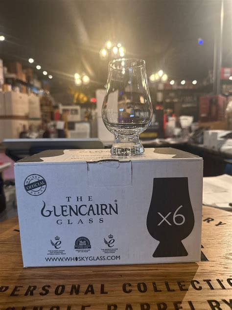 Glencairn Glass 6 Pack Set Official Whisky Tasting Hi Proof
