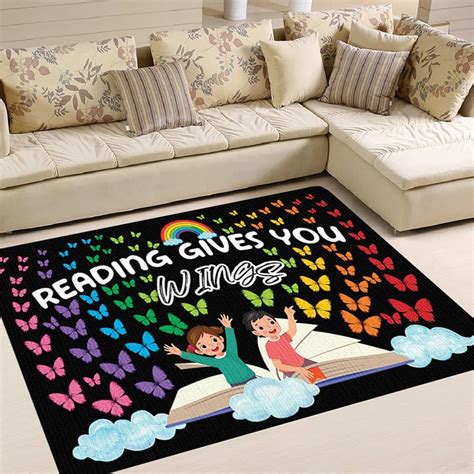 Custom Reading Rug For Classroom Reading Gives You Wings
