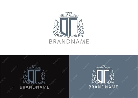 Premium Vector Modern Monogram Initial Letter Dt Logo Design Template
