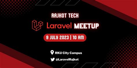 laravel rajkot meetup july 2023 rk university city campus rajkot 9