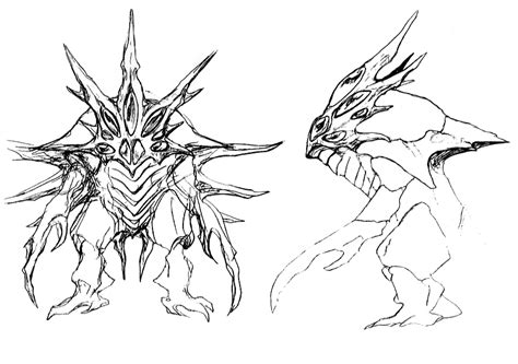 Kaijusaurus Concept Art Of The Many Variations Of Orga 4