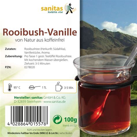 Rooibush Vanille Sanitas Shop
