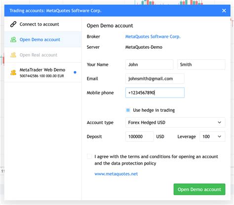 Metatrader 5 Web Terminal Trade Stocks From Any Browser