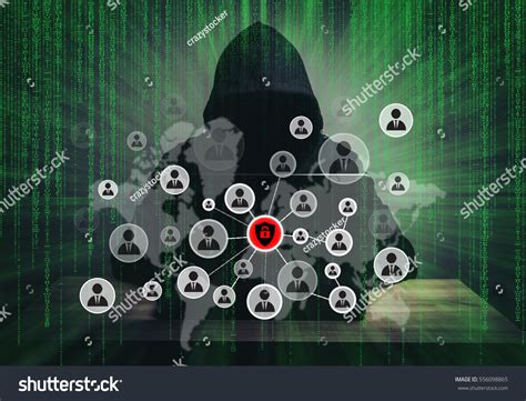 Programmer Hacker Working On Front His Stock Photo Shutterstock