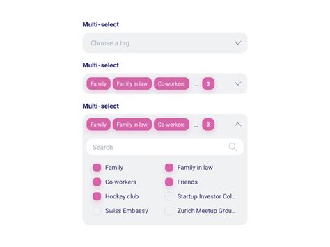 Gabbiai Multi Select By Jordan Ranson On Dribbble