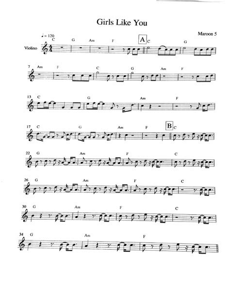 Girls Like You Violino Pdf