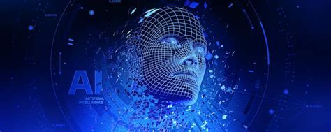 Premium Photo Artificial Intelligence Machine Learning Digital Human Face Dispersion Dissolve