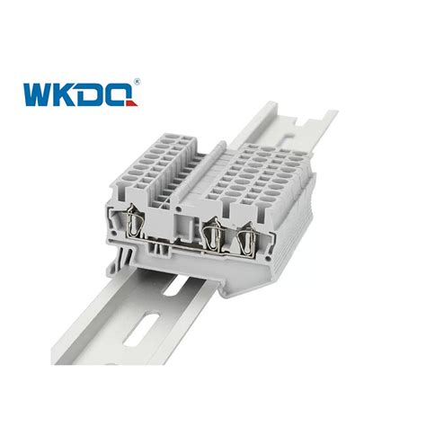 China Jst 2 5 Twin Din Rail Power Distribution Block Rohs Compression Terminal Block Compact