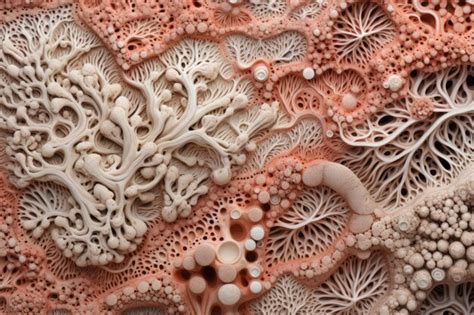 Premium Ai Image Unveiling The Mesmerizing Coral Fossil Patterns With