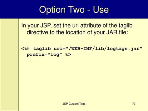 Jsp Custom Tags Welcome Ppt Download