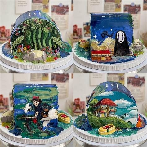 Пин от пользователя Zerrin Ismam на доске Cake Designs Пироги на день рождения Аниме торт