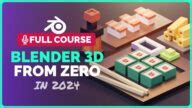 Full Blender 4 Course for Complete Beginners 2024 | Polygon Runway ...