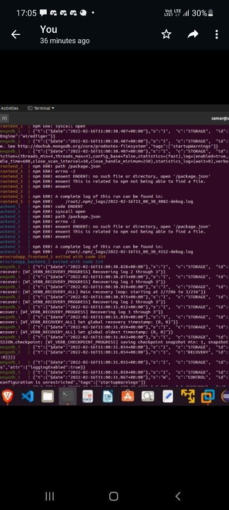 Javascript Packagejson Not Found In Node13 Alpine Docker Container Stack Overflow