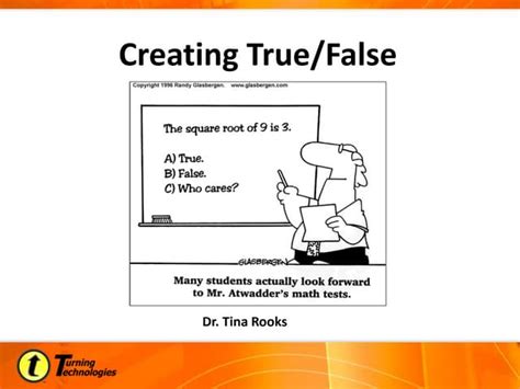 Creating True False Ppt