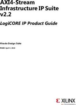 AXI Stream Infrastructure IP Suite V LogiCORE IP Product Guide Vivado Design Suite Xilinx