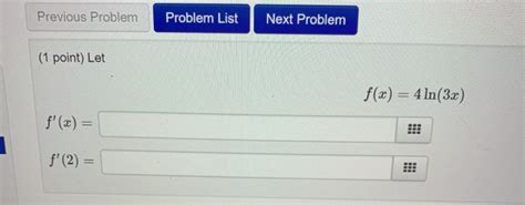 Solved Previous Problem Problem List Next Problem 1 Point