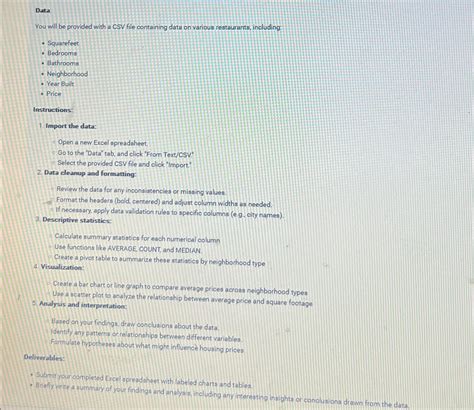 Objective Explore And Analyze A Provided Dataset Of Chegg Com