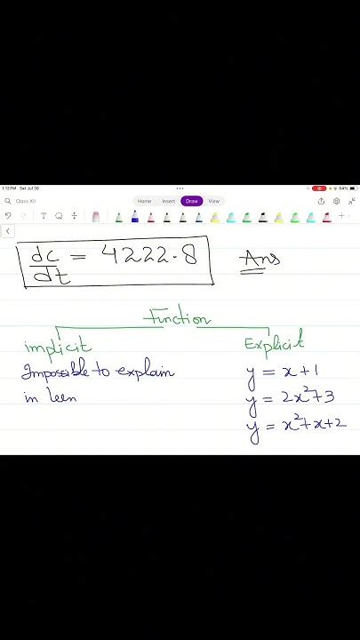 Explicit Vs Implicit Functions Youtube