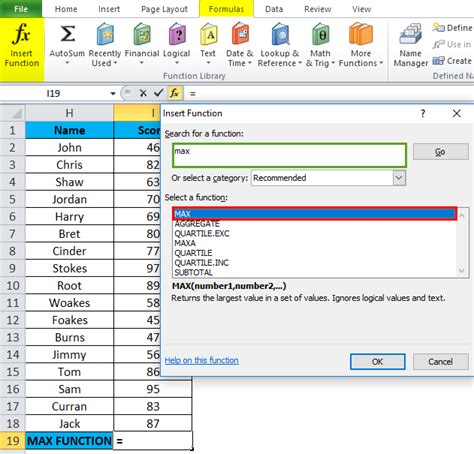 Max In Excel Formula Examples How To Use Max Function
