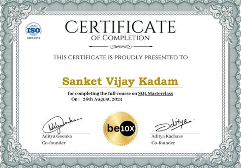 Sanket Kadam On Linkedin Sql Advancedsql Be10x Dataanalytics