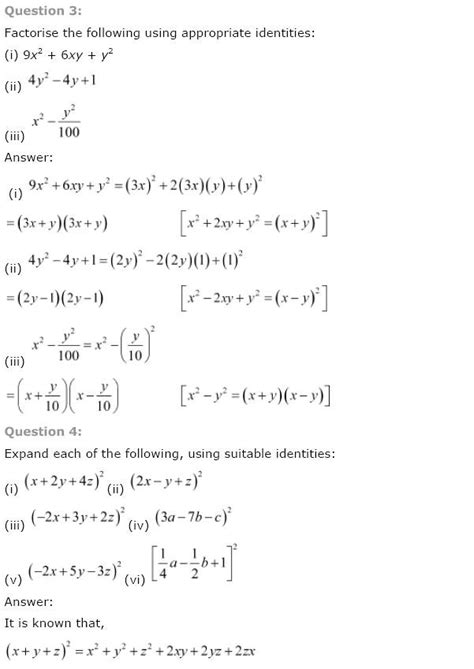 Ncert Solutions Class 9 Maths Ch 2 Polynomials Free Ncert Books