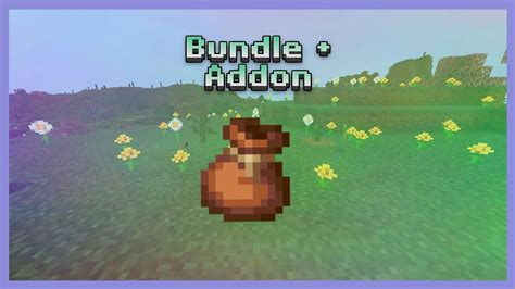 Bundles Addon For MCBE Adds Bundles For Storage YouTube