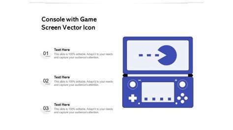 Console With Game Screen Vector Icon PowerPoint Templates Slides And Graphics