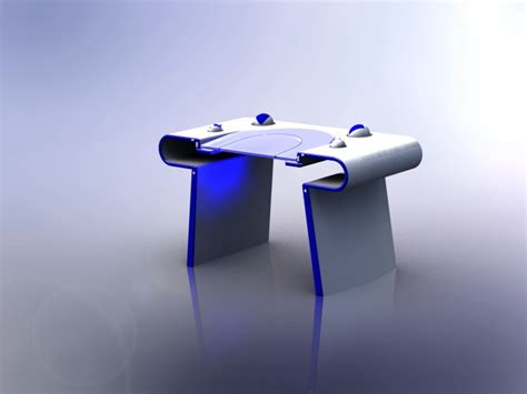 Wheelchair Accessible Interactive Computer Desk