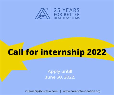 Apply For Cif Winter Internship 2021