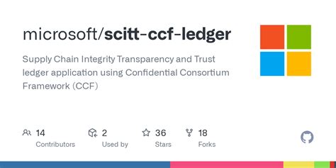 Scitt Ccf Ledgerappsrcmaincpp At Main · Microsoftscitt Ccf Ledger