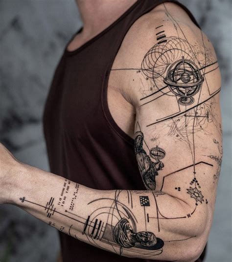 Tattoo Sleeve Men Map Mens Shoulder Tattoo Sleeve Tattoos Best Sleeve