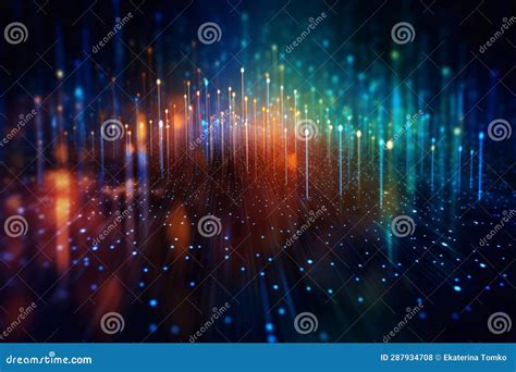 Background Of Networking Concept Abstract Neural Network Futuristic Cyber Technology Background