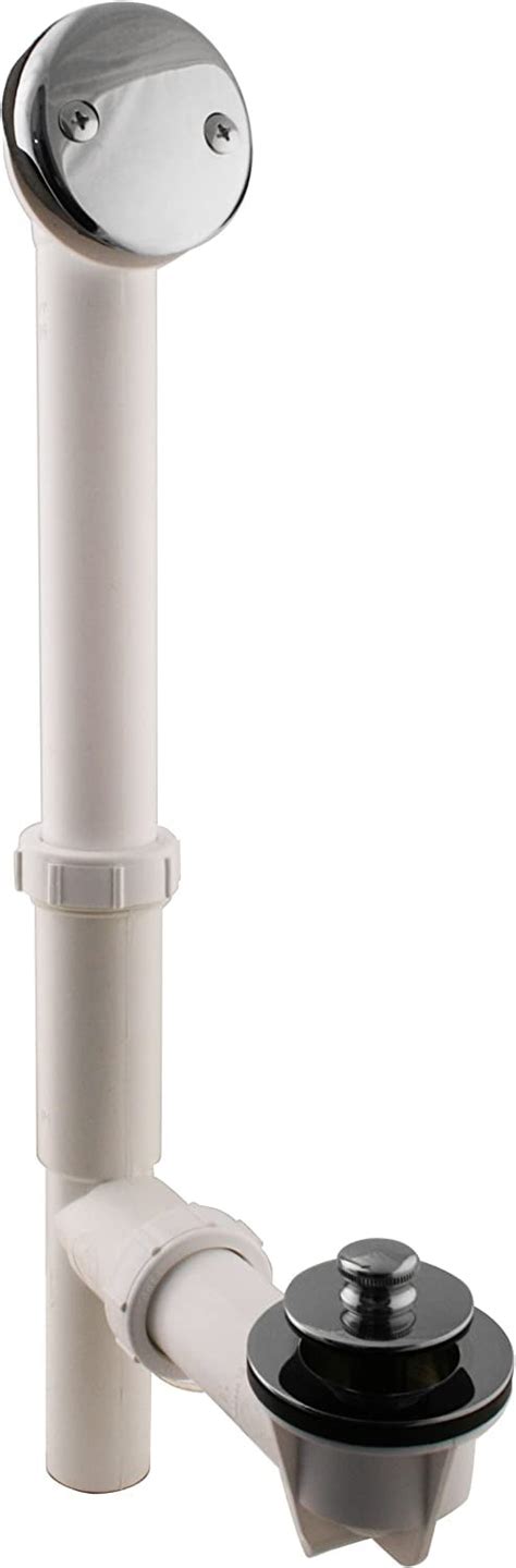 Westbrass 597244 4 26 14 Bath Overflow Assembly With 2 Hole Faceplate