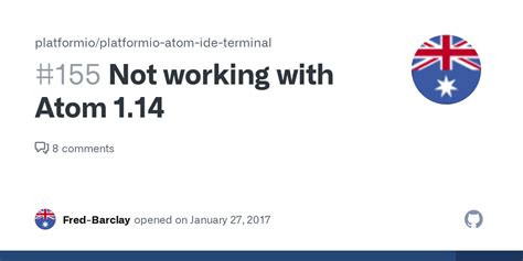 Not Working With Atom Issue Platformio Platformio Atom Ide Terminal GitHub
