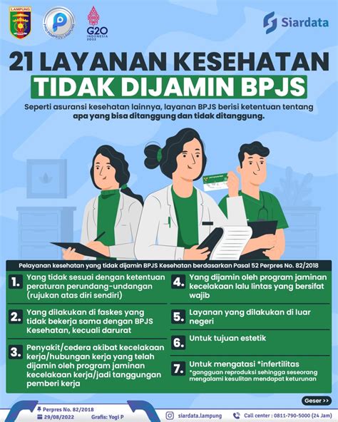 21 Layanan Kesehatan Tidak Dijamin Bpjs Diskominfotik Provinsi Lampung