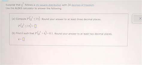 solved suppose that χ2 follows a chi square distribution