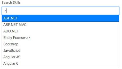 MultiSelect Autocomplete Textbox In MVC
