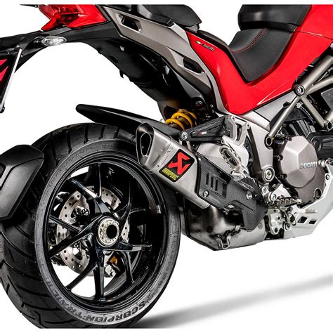Akrapovic Slip On Line Exhaust Black For Ducati Multistrada 1200 1260 Accessories International