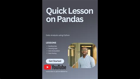 Reading Data With Pandas Youtube