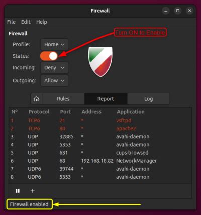 How To Enable Or Disable Firewall On Ubuntu Linux Genie