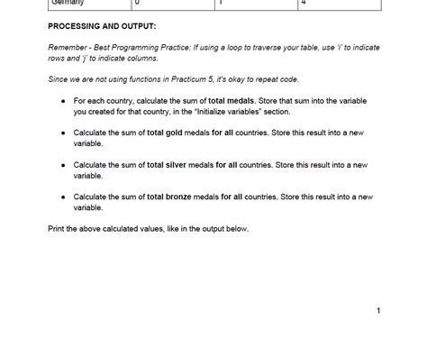 Solved Needs To Be Solved In Python Problem Olympic Chegg
