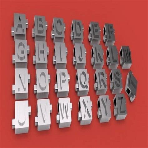 3d Printable Alphabet Letters