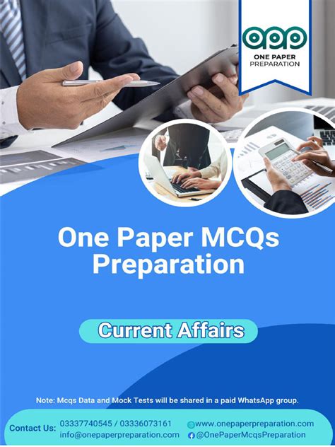 demo mcqs answer key mock test 2 one paper preparation abdullah khan