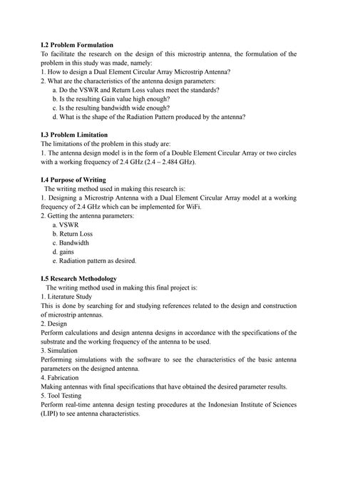 Solution Journal Design Of Dual Element Circular Array Microstrip