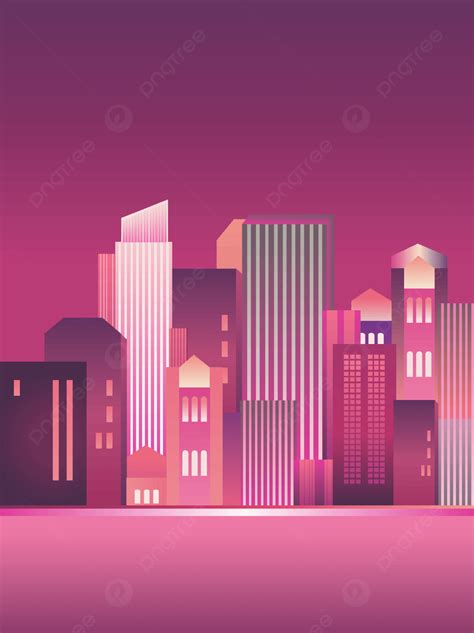 그 라 데 이 션 도시 빌딩 핑크 배경 장식 패턴 벡터 분홍 배경 일러스트 및 사진 무료 다운로드 Pngtree