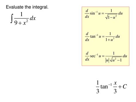 PPT Integrals Using Inverse Trig Functions PowerPoint Presentation Free Download ID 2738263