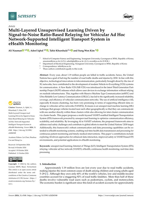 (PDF) Multi-Layered Unsupervised Learning Driven by Signal-to-Noise Ratio-Based Relaying for ...