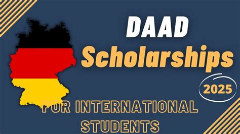 Daad Scholarship For International Students 2025 Fully Funded Work